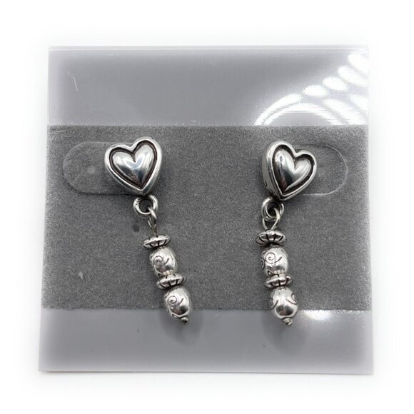 Brighton | Jewelry | Brighton Heart Earrings 897 | Poshmark